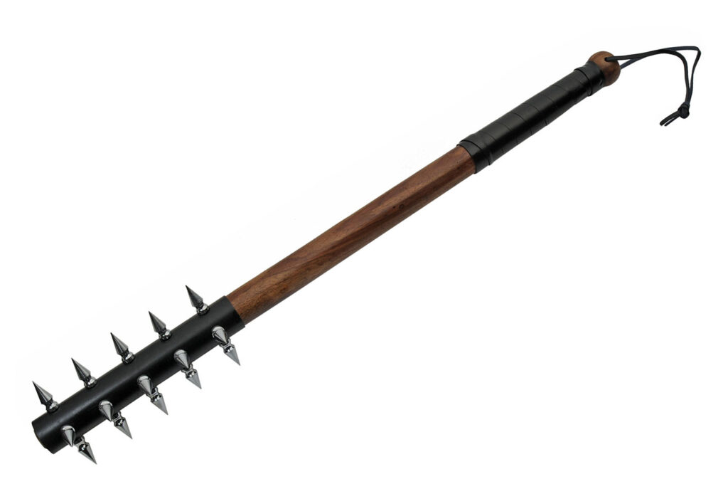 Fantasy Spiked Mace Hardwood Bat 29″ Round Wood Ball Handle