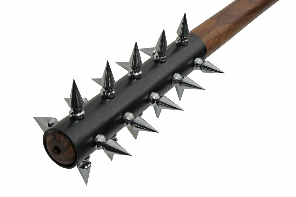 29″ Medieval Wicked Spiked Mace Bat With Leather Lanyard