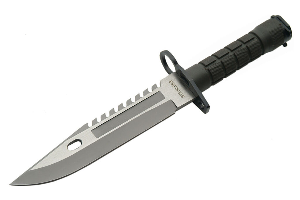 M-9 Bayonet Military Knife 13″ Stainless Steel Saw Back Blade