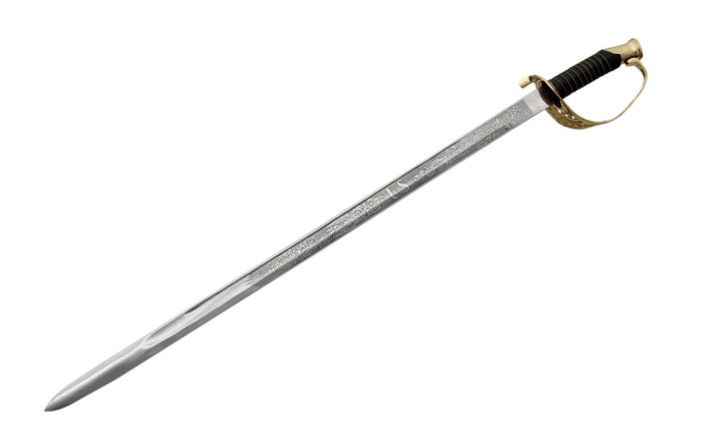 Staff Officer Sword 39″ Carbon Steel Blade