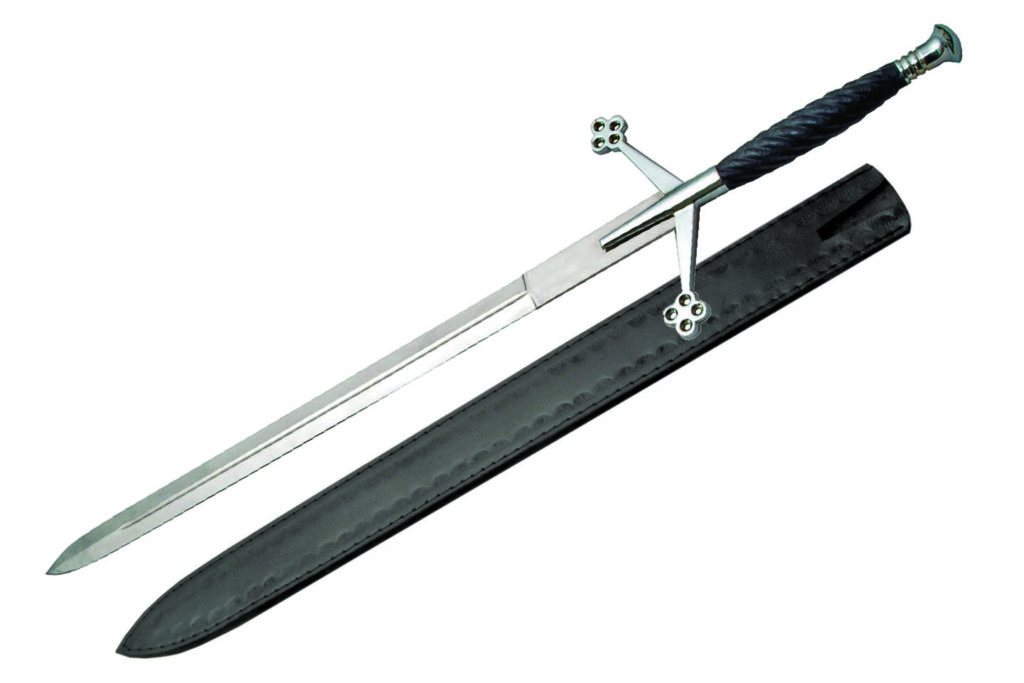 Medieval Claymore Sword 40 inch Stainless Steel Blade