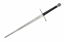 Medieval Coffin Stainless Steel Blade | Leather Wrapped Handle 48 inch ...