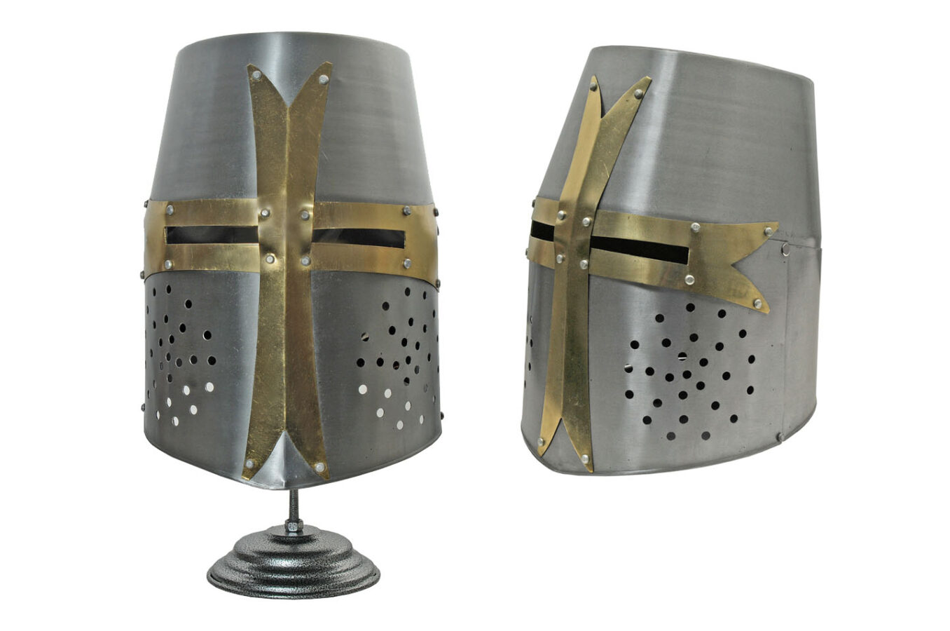 Medieval Crusader 18 Guage Carbon Steel Helmet