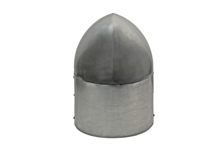 DECORATIVE BARREL HELM CRUSADER HELMET WITH STAND - Rogue Armor USA
