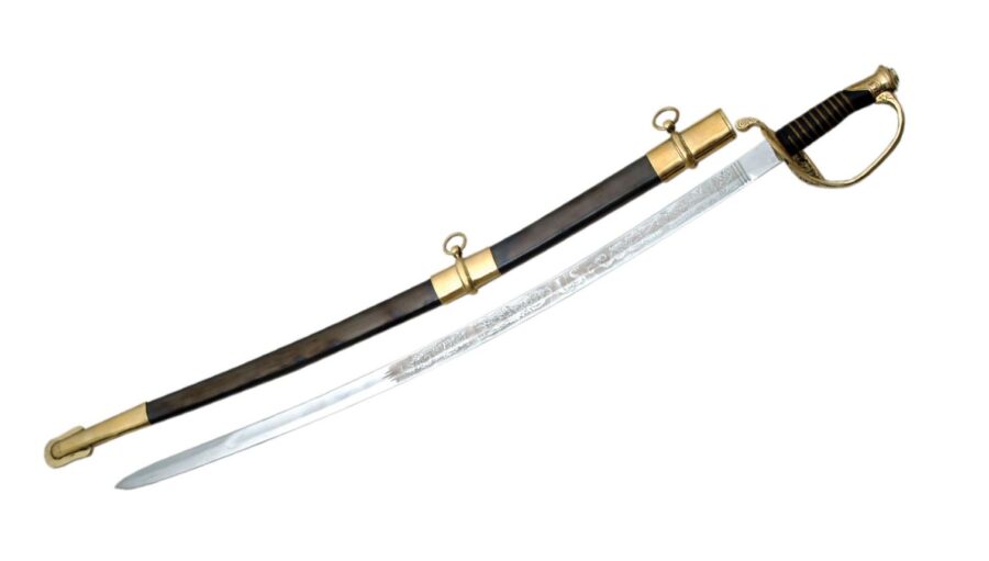 US Officer Sword 41 inch Carbon Steel Blade
