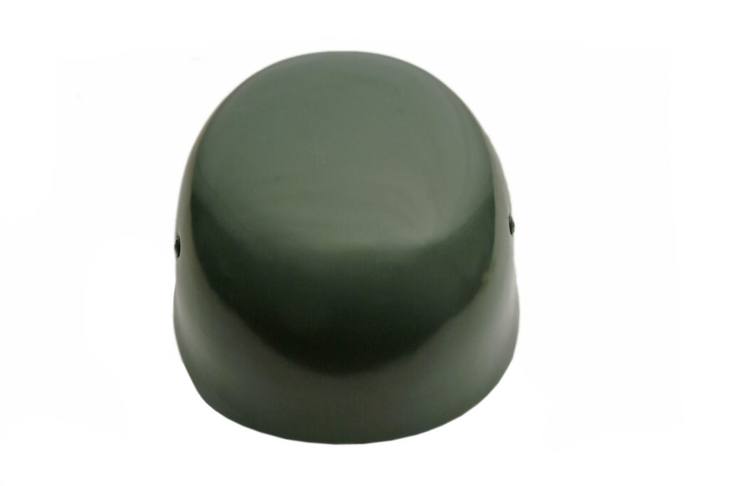 German Mild Steel18 Guage Paratrooper Green Military Replica Helmet