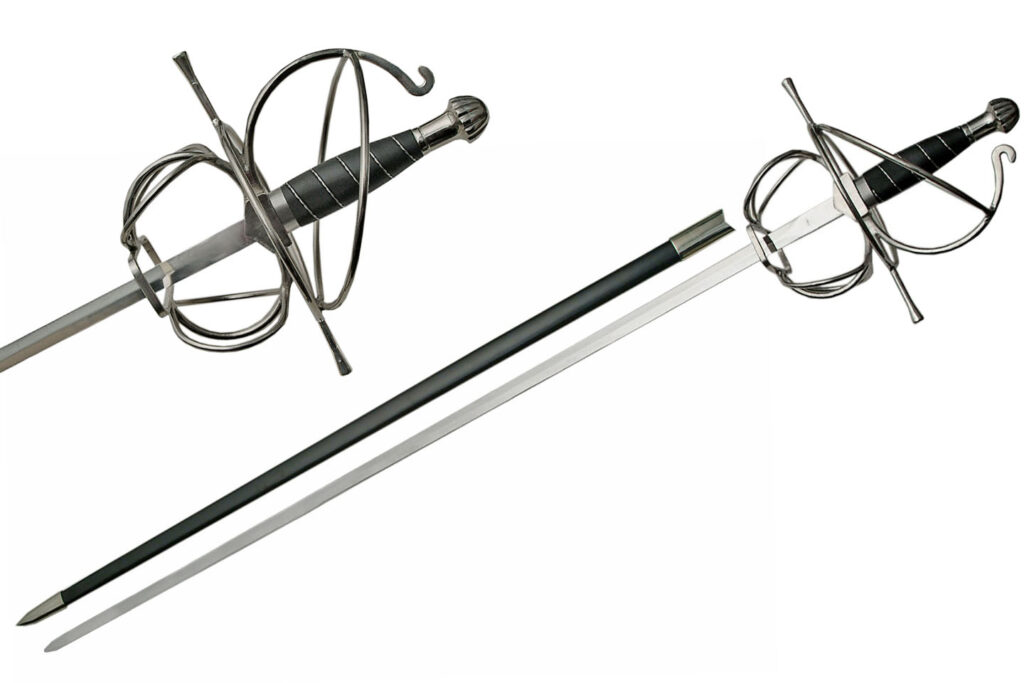 Medieval Rapier Sword 43.25″ Stainless Steel Blade