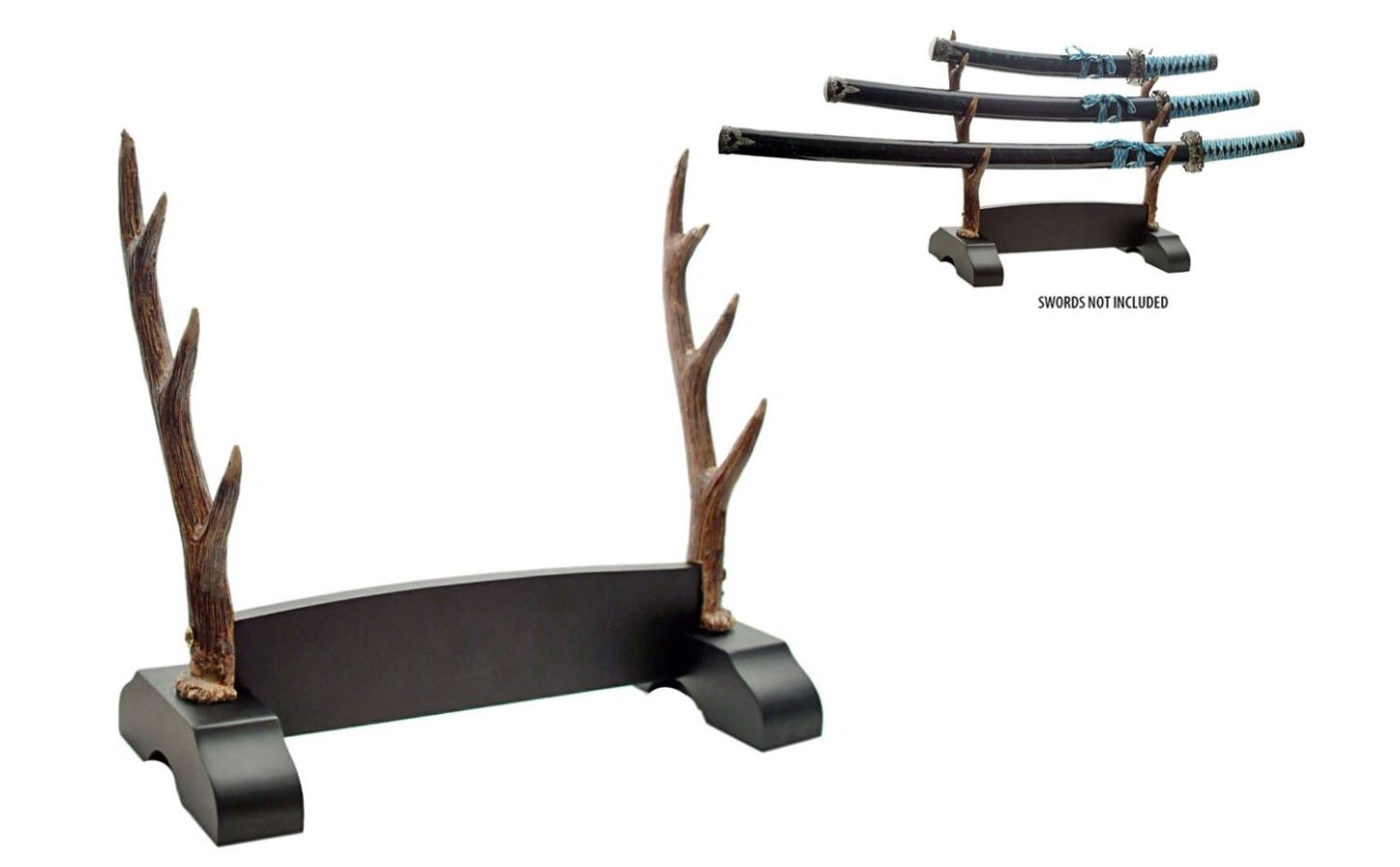 Antler 3 Tier Sword Display Stand Samurai Katana