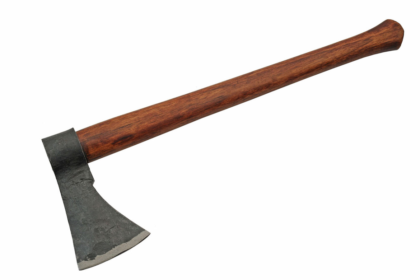 Slavic Hand Forged Carbon Steel Blade | Wooden Handle 18 inch Chopping Axe