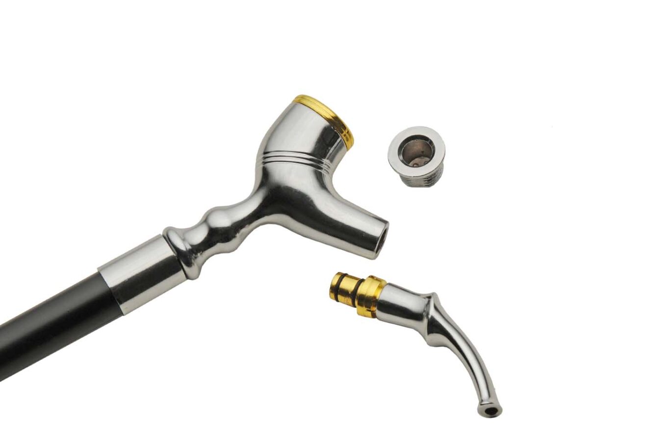 Smoke Pipe Sword Cane 39 inch Stainless Steel Blade