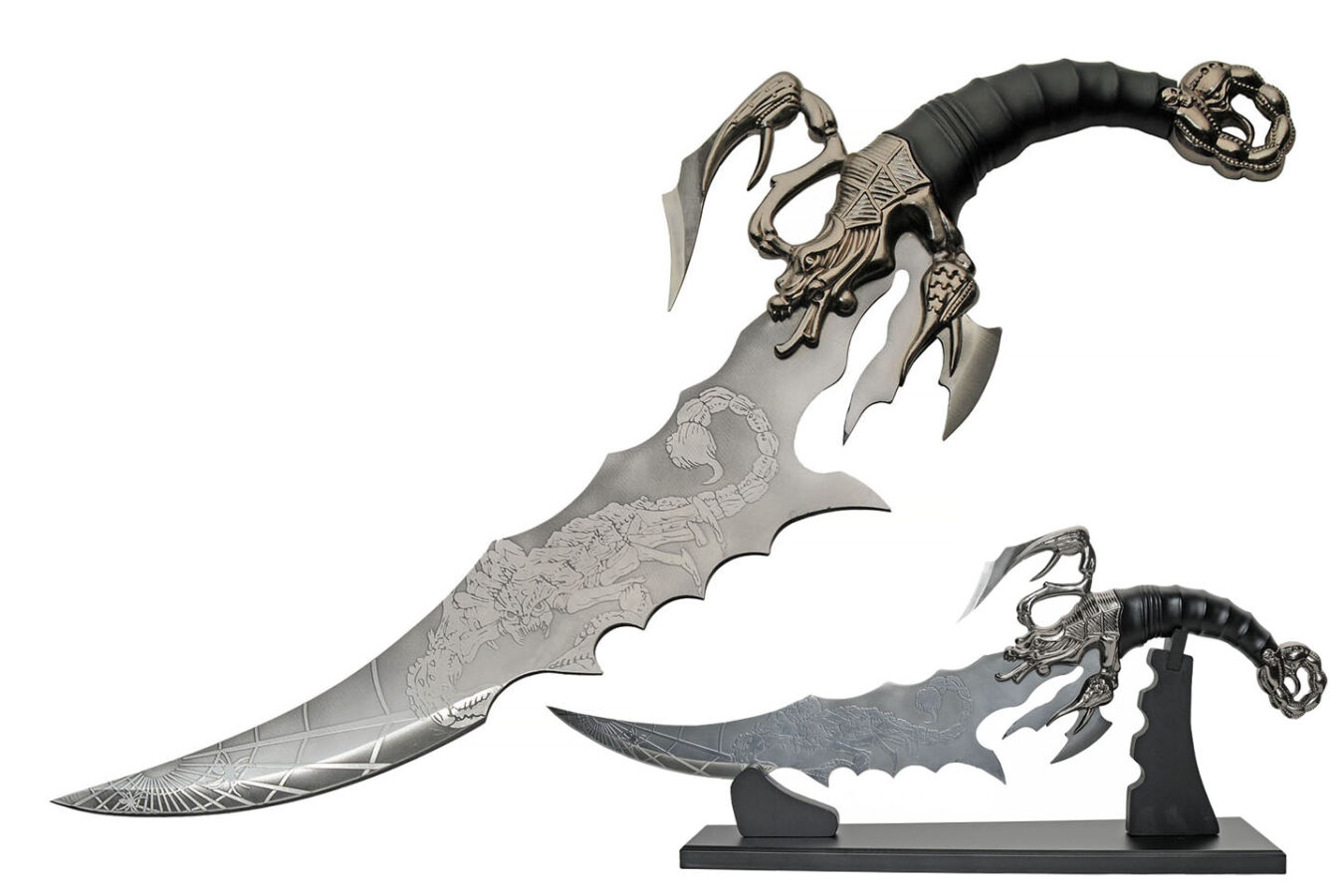 21″ Fantasy Scorpion Sword Stainless Steel Blade Abs Handle