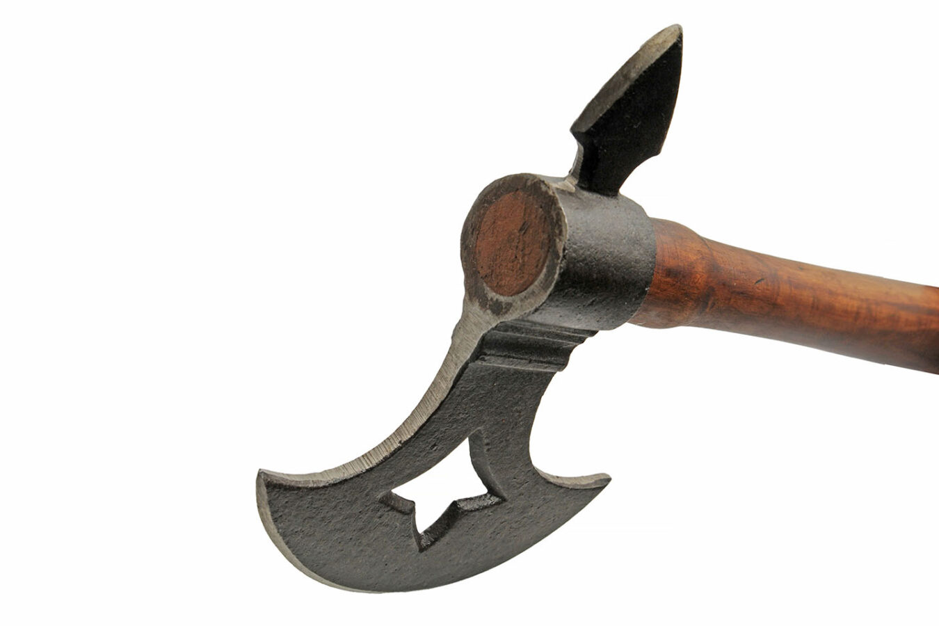 Medieval Carbon Steel Blade | Wood Handle 13 inch EDC Axe