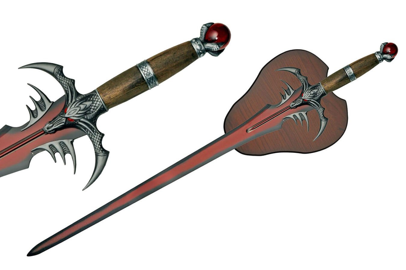 Dragonborn Sword 42.5″ Stainless Steel Blade Wooden Handle